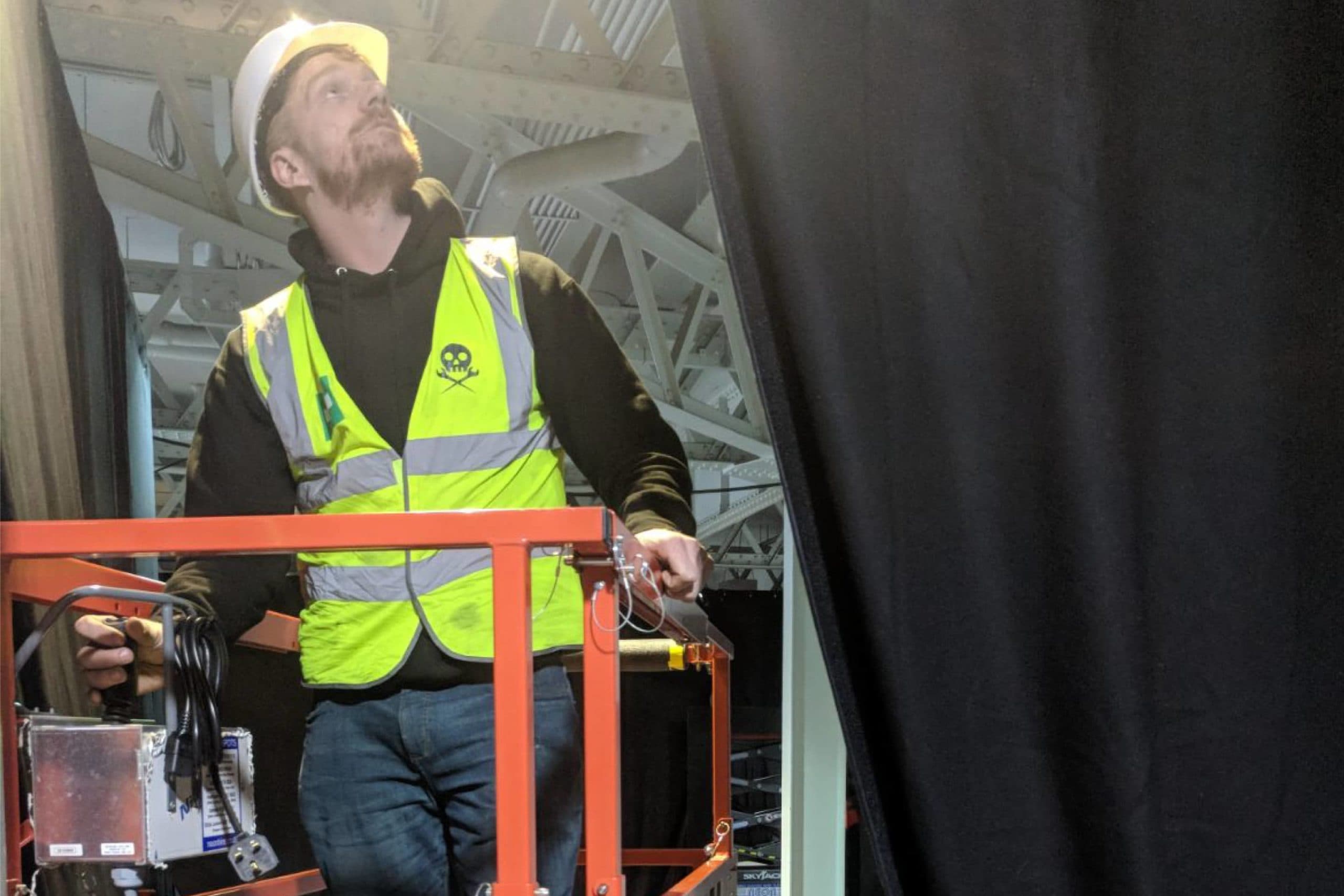 Projector Installation by Pirate AV Crew London at the Van Gogh Experience